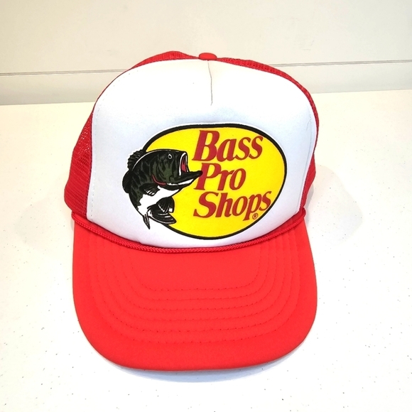 Bass Pro Shops | Accessories | Bass Pro Shops Red Trucker Hat Gone ...